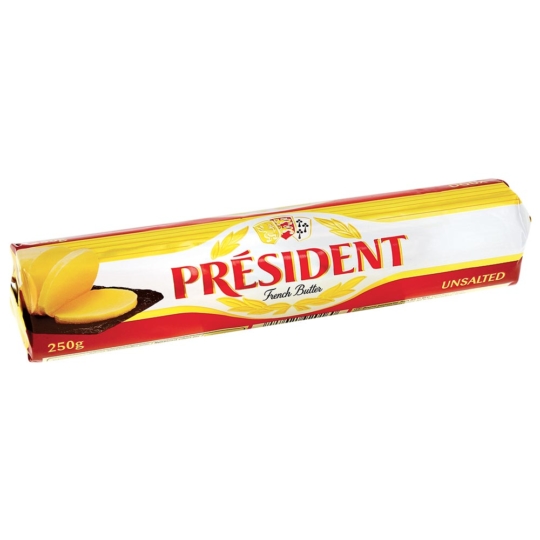 Président máslo nesolené - Président